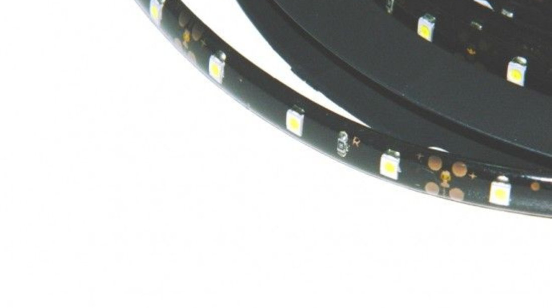 Banda Led Albastra 60 Leduri 3528 Metru 12v Rezistenta La Apa La Rola