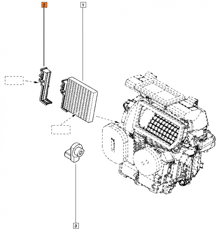 Capac Filtru Polen Oe Renault Clio 4 2012→ 272763745R #73037206