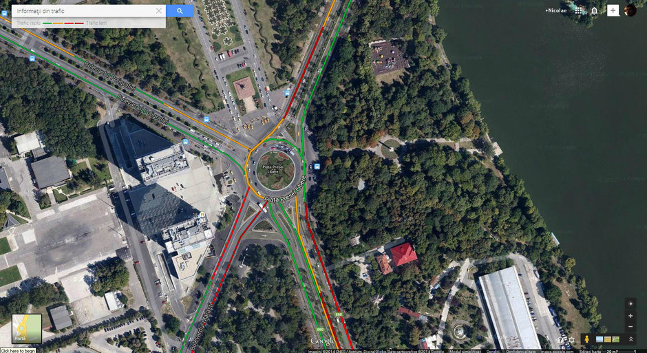 Cum sa scapi de aglomeratia din Bucuresti vazand traficul LIVE cu Google Cum sa scapi de aglomeratia din Bucuresti vazand traficul LIVE cu Google