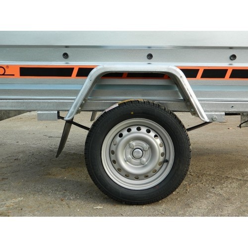 Remorca Auto 750 Kg Boro Agro Basculabil 205x122 Cm Suspensie Cu Arcuri 686941