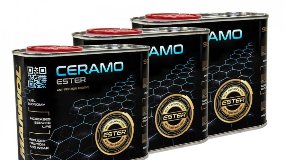 Set 3 Buc Mannol Ceramo Ester Aditiv Ulei Motor 300ML 9829 #83376744